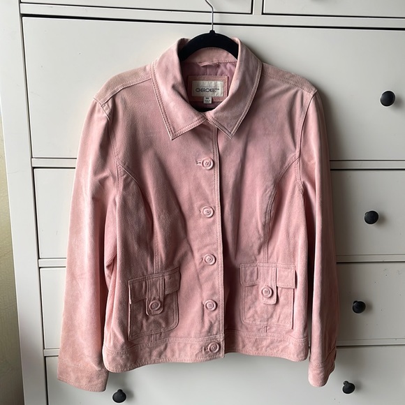 Cherokee | Jackets & Coats | Light Pink Xxl Cherokee Brand Genuine ...